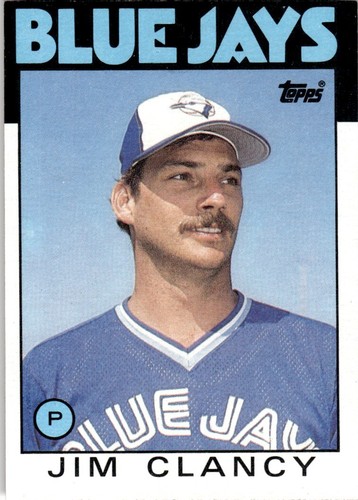 1986 Topps Jim Clancy Toronto Blue Jays #412 | eBay