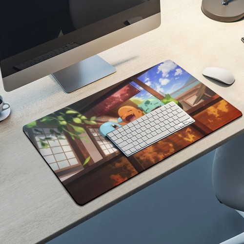 Pokémon keyboard mouse pad desk mat game pad 40x75cm | eBay Australia