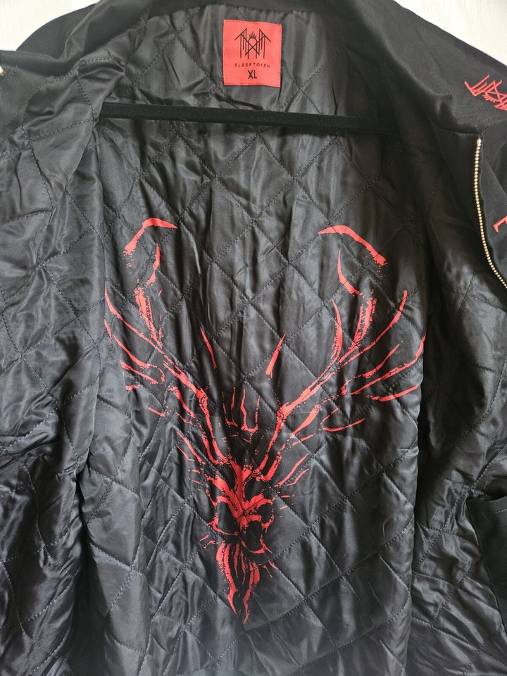 Official Sleep Token Bomber Jacket Teeth Of God Tour 2024 Size XL - NEW ...