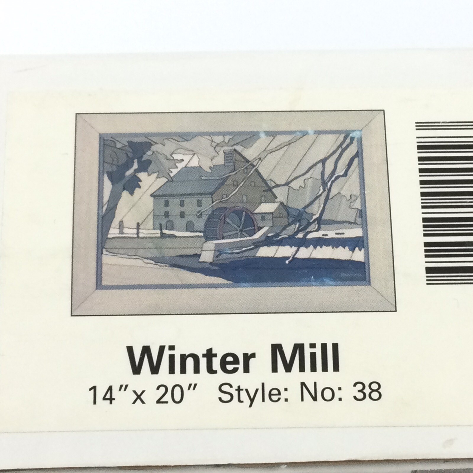 Woodscapes Of America Art Kit Winter Mill 14X20 Style No 38 Sealed | eBay