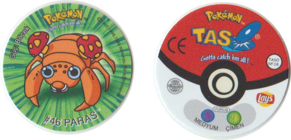 Pokemon Tasos. RARE Pokemon 1995-1998 Tazos. Pokemon Tazos Originales ...