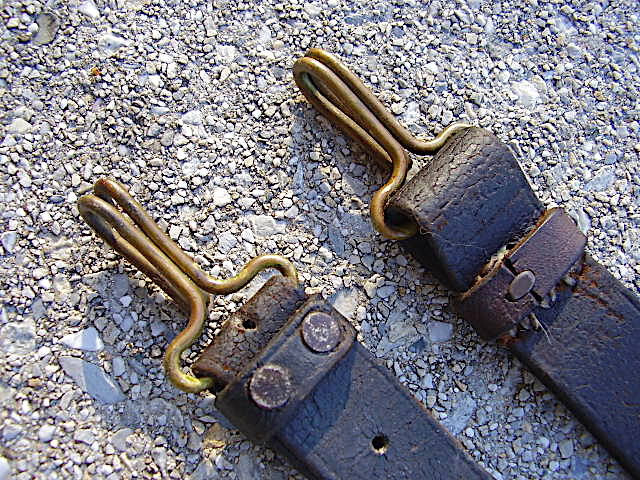 Original CIVIL WAR OVER SHOULDER SABER/SWORD BELT STRAP with brass ...