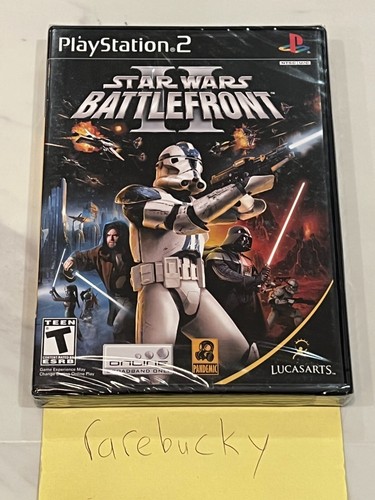 Star Wars Battlefront II (PS2 Playstation 2) NEW SEALED BLACK LABEL NM ...