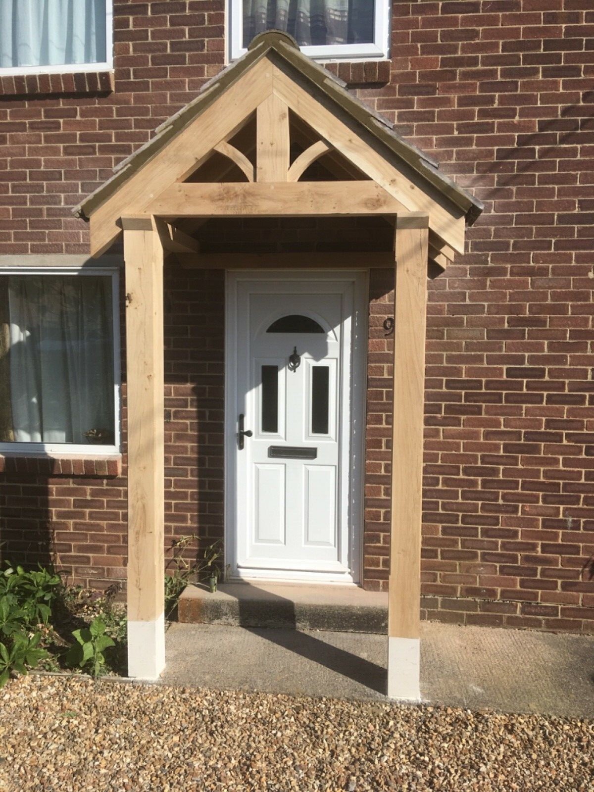 Hand Crafted Oak Porch Canopy Kit (From English Oak ) | eBay UK