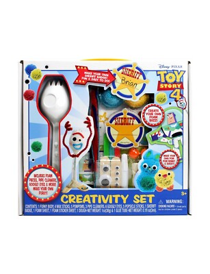 Disney Toy Story 4 Creativity Set with Forky, Ducky, Buzz, Bonnie, etc ...