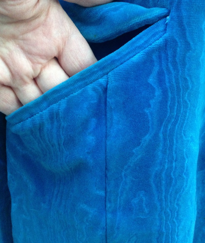 70s OOAK Silk Velvet Pant Suit MICHAEL DAYAN for Tapemeasure Marble ...