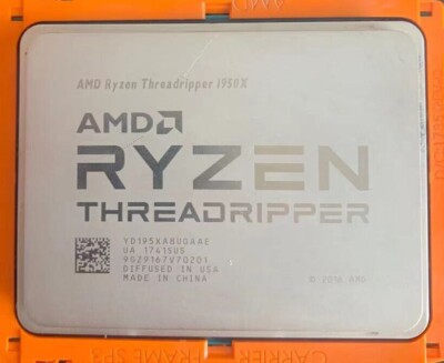 AMD Ryzen Threadripper 1950x CPU processor 3.40ghz 16cores 32threads tr4 x399 | eBay
