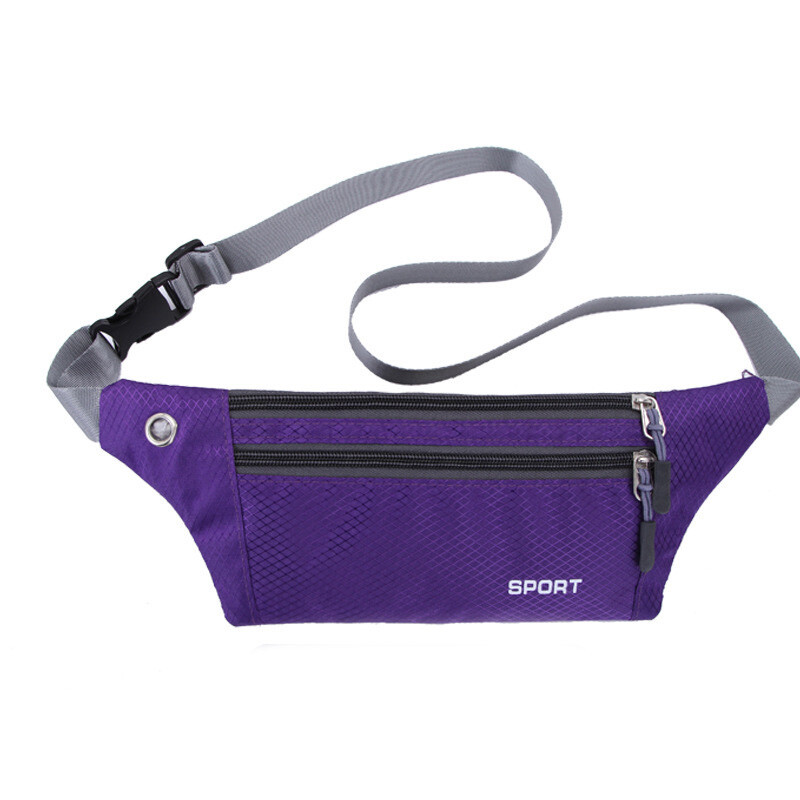 Fanny Pack Zip Bag Waterproof Bag Waist Pouch Camping Hiking Outdoor ...