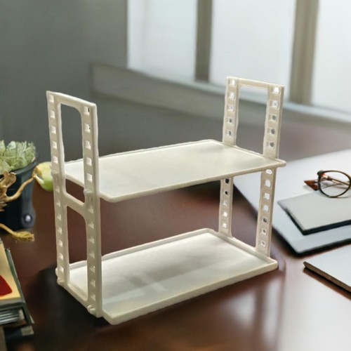 Adjustable Desktop Organizer | Two-Tier Shelf Unit | Office Storage ...