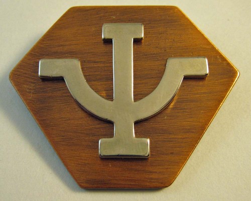 BABYLON 5 "Psy Corps Insignia" NEW OLD STOCK (NOS) 1997 EMPORIUM FAN ...