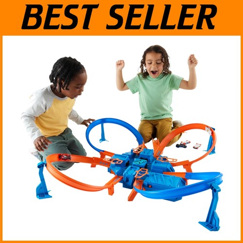 Motorized Booster Race Track with Car Feeder | eBay