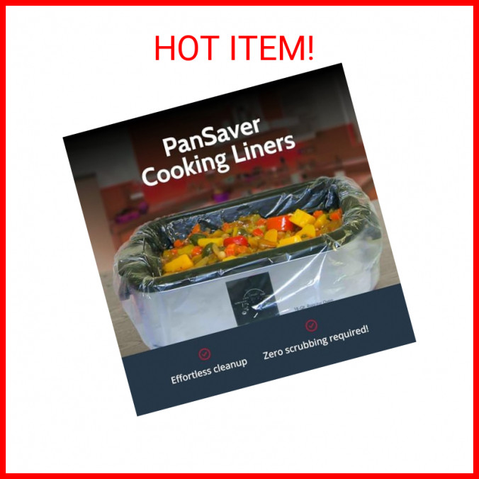 PanSaver Cooking Liners, Disposable Electric Roasting Pan Liners for ...