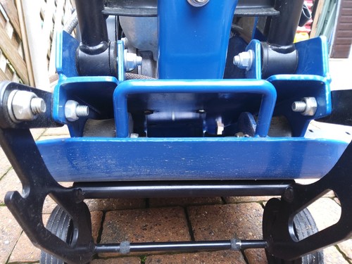 SCHEPPACH HP 1100S COMPACTOR PLATE 6.5 HP WITH BLOCK PAVING PAD ( USED ...
