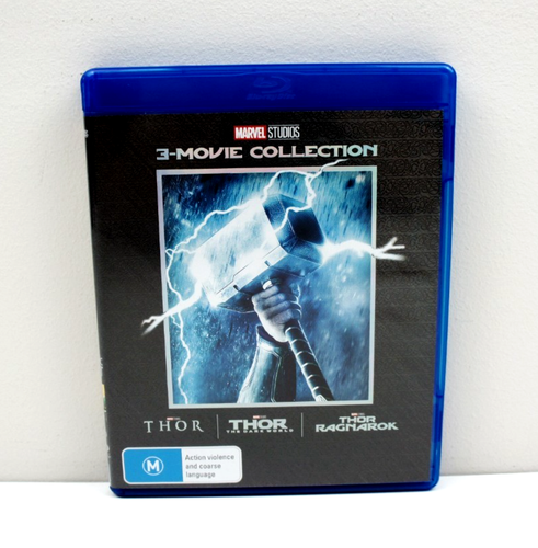 Thor 3 Movie Collection Blu Ray 2018 Chris Hemsworth Region ABC - Free ...