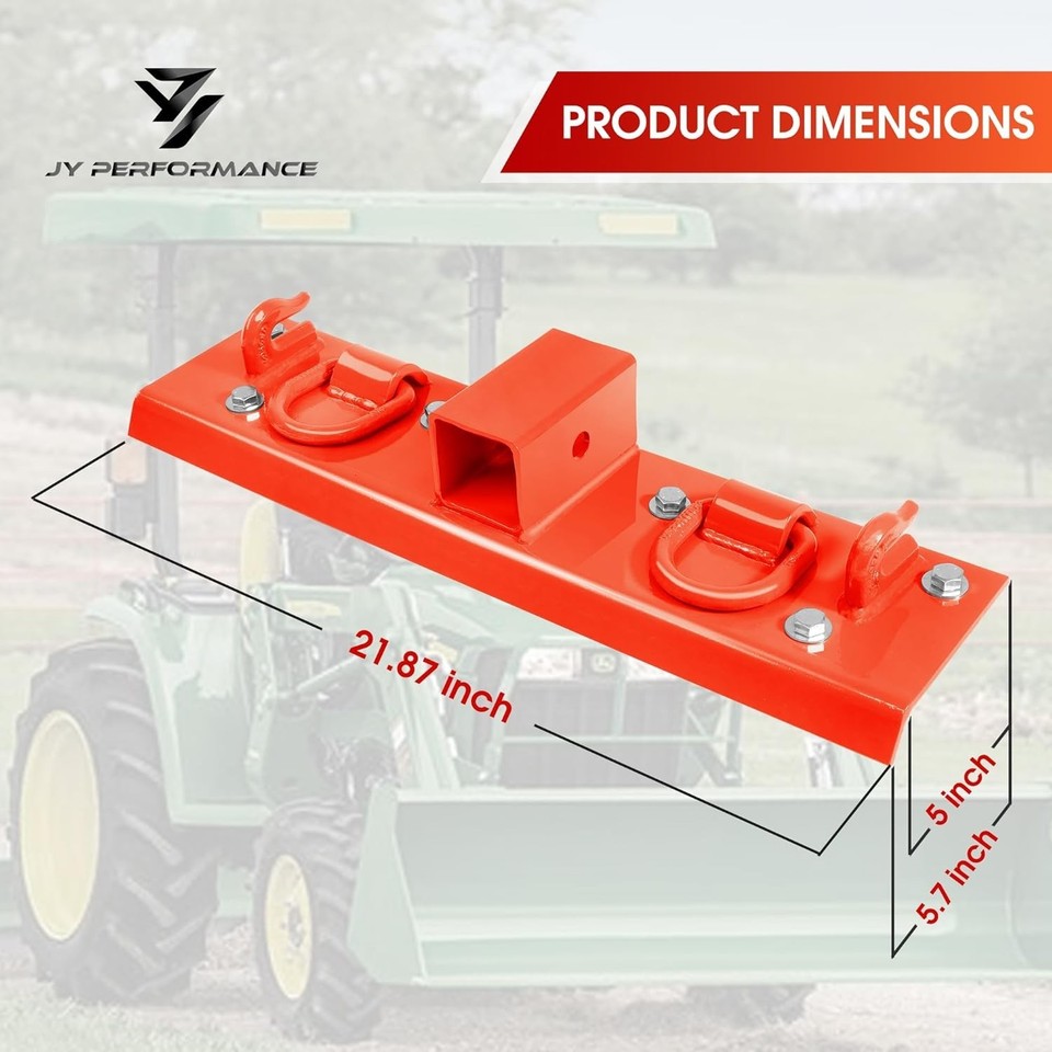Tractor Grab Hooks Compact Tractor Bucket Hooks Bolt On Compatible with ...