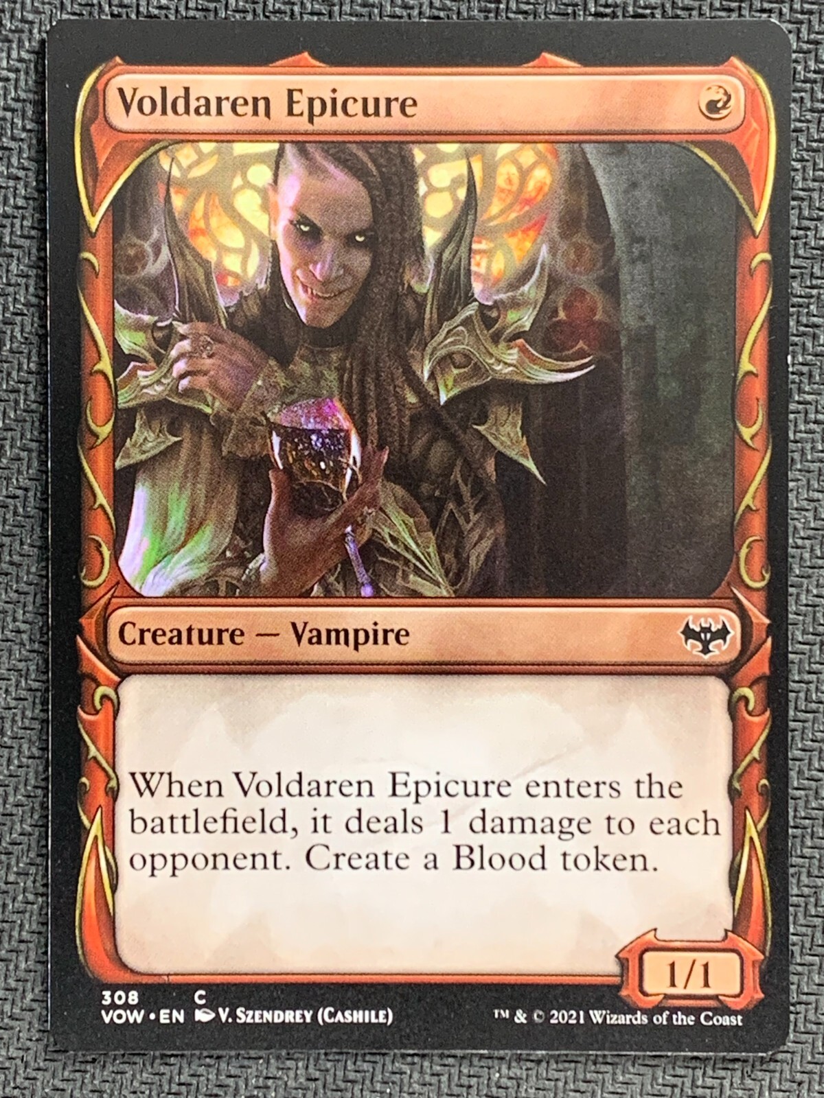 Voldaren Epicure 308 Common Showcase Innistrad Magic Card MTG 2021 ...