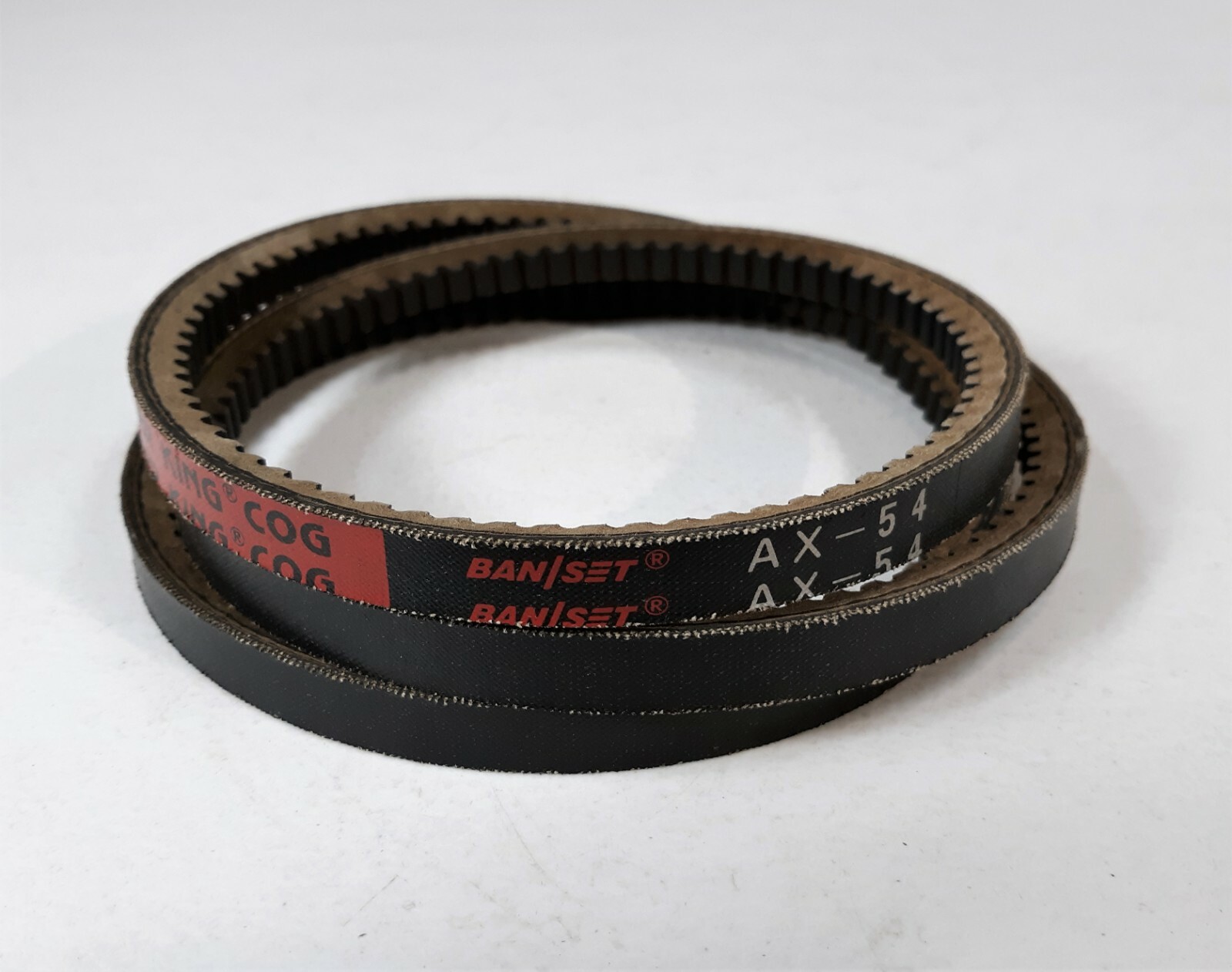 Bando Power King Cog AX Series Raw Edge Cogged V Belt, 0.50" Wide 0.31 ...