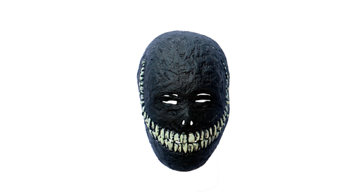 Creepy Grinning Halloween Cosplay Latex Mask by Ghoulish Productions ...