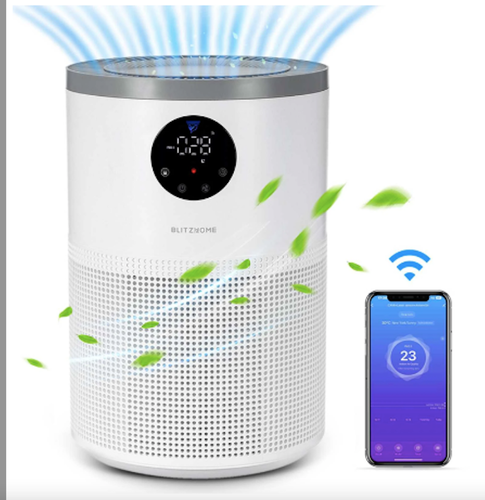Smart Air Purifier WIFI Alexa Control H13 Ture HEPA Filter 500 sq.ft | eBay