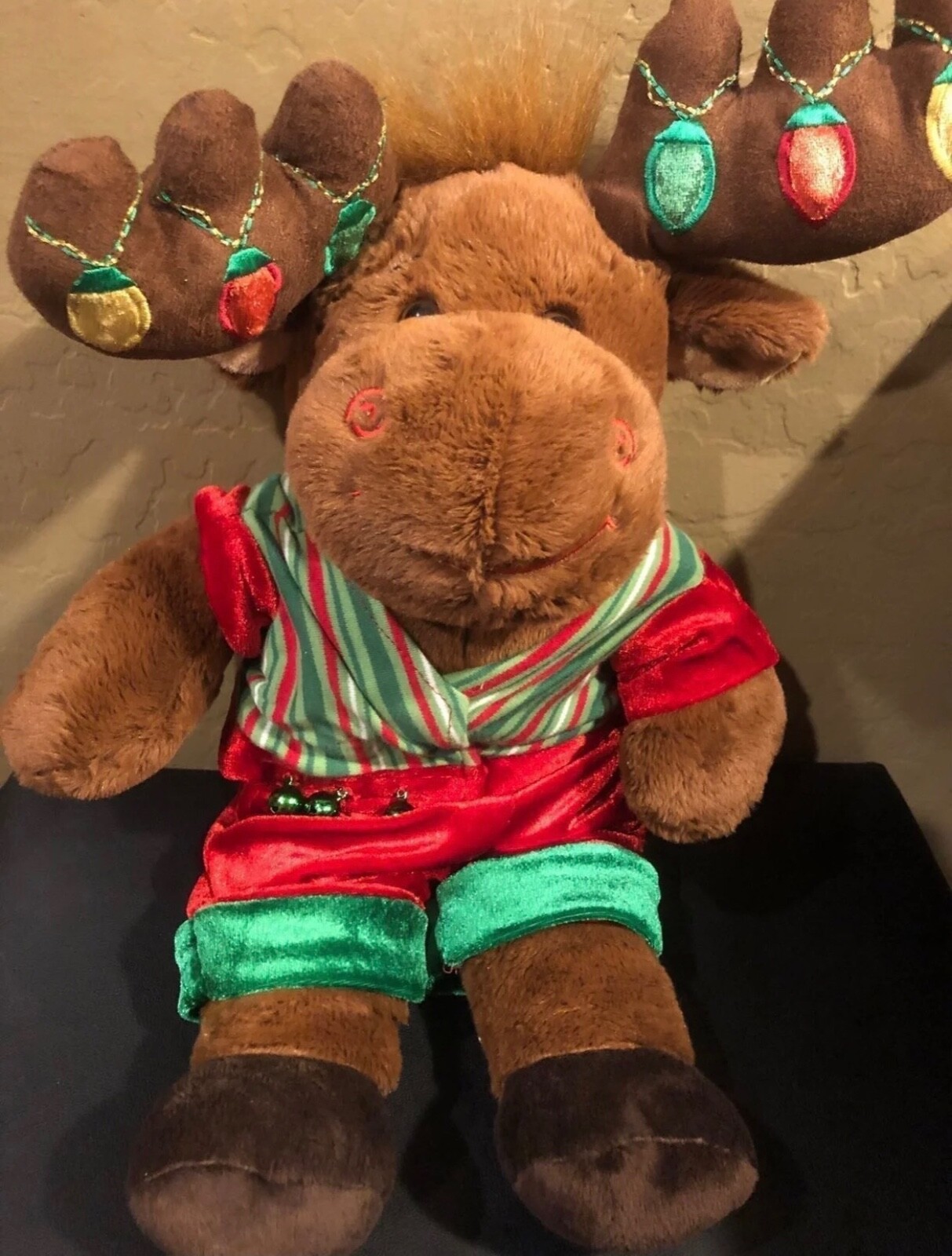 Build a Bear Holly Hal Light Up Christmas Moose Set with DVD | eBay