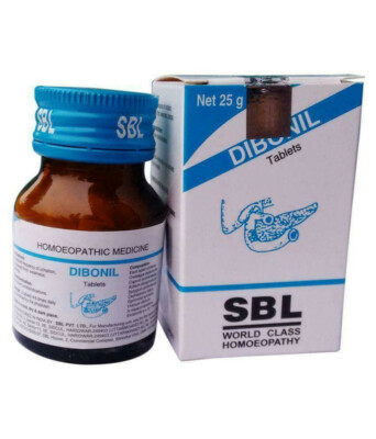 SBL Dibonil Tablet Maintain High Blood Sugar, Weakness and Cramps 25g ...