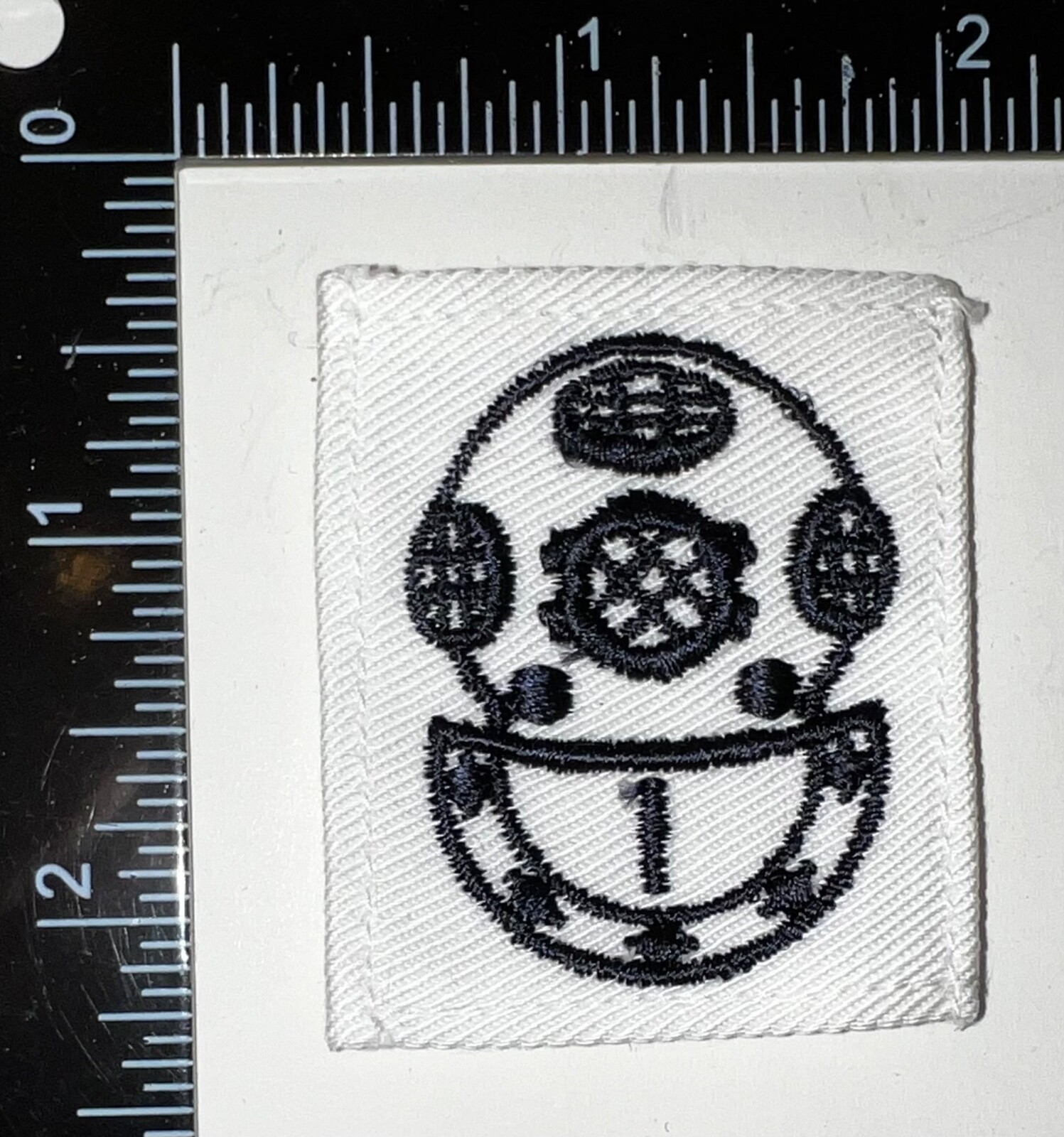 USN US Navy Diver 1st Class Distinguishing Striker Mark White Patch | eBay