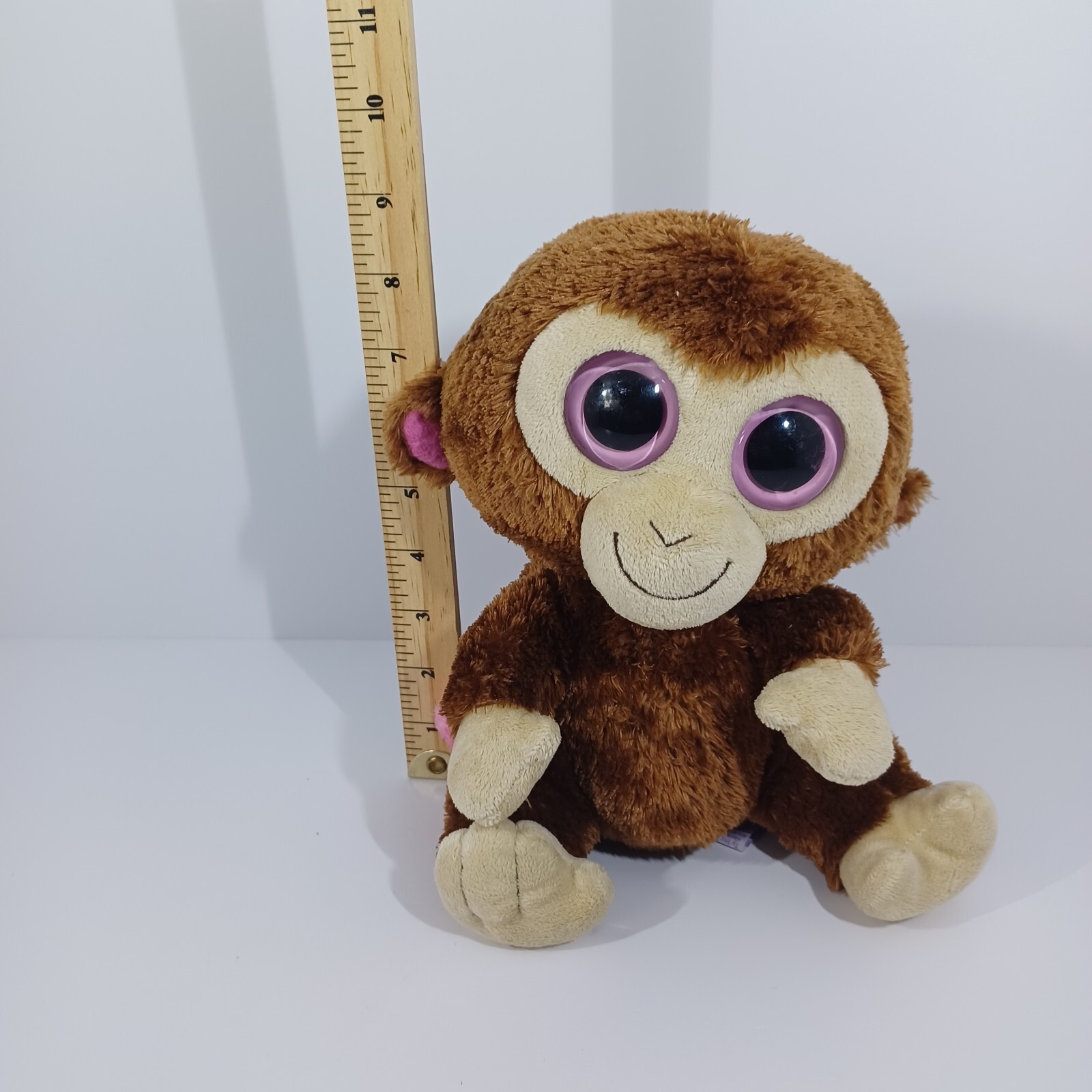 Ty Beanie Boo Monkey 9" Inch Pink Stuffed Plush Animal Toy | eBay