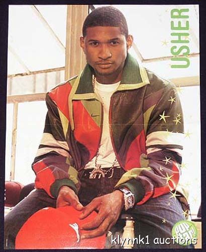 Usher Bare Chest 2 POSTERS Centerfold Lot 145A Chad Michael Murray on ...