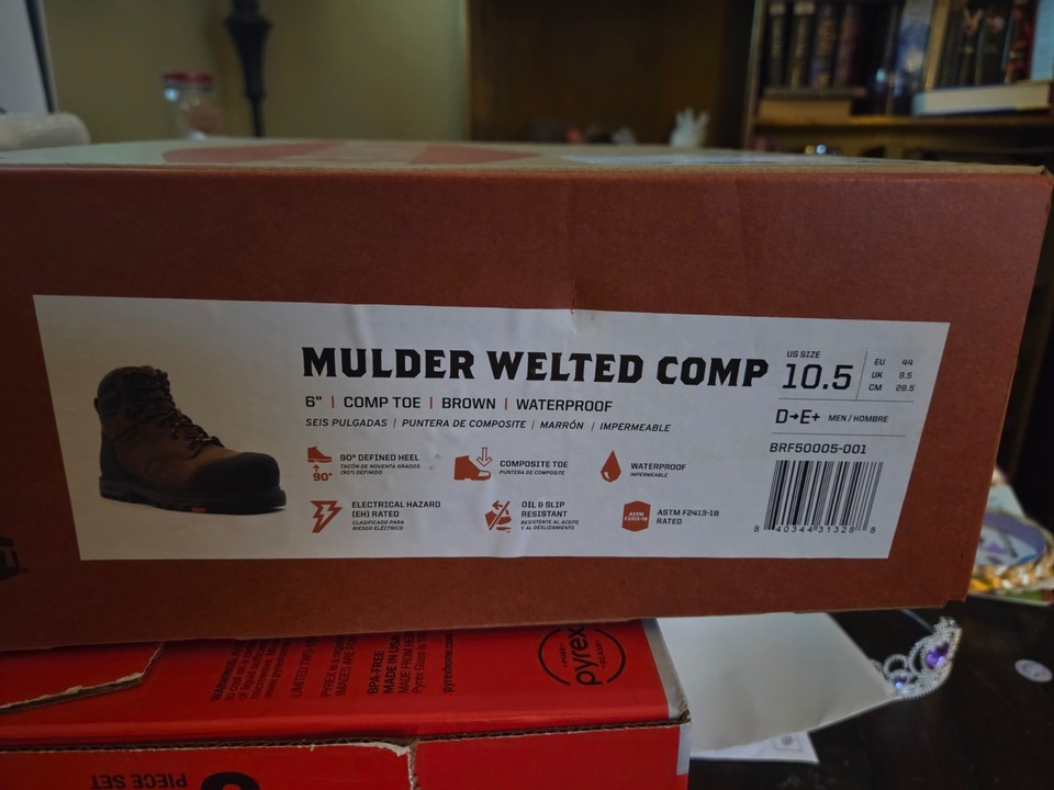 brunt workwear boots size 10.5 mulder welted comp | eBay