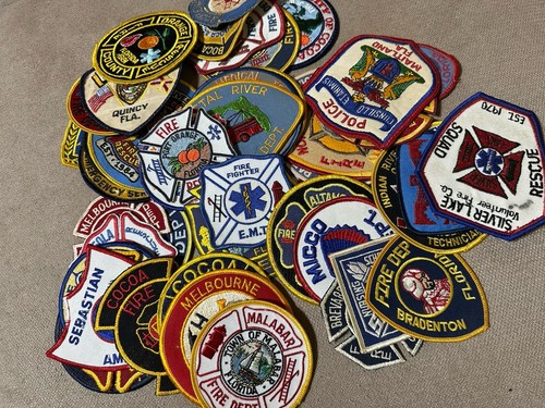 Florida Space Coast Fire Department Patch Lot Of 53 Collection First ...