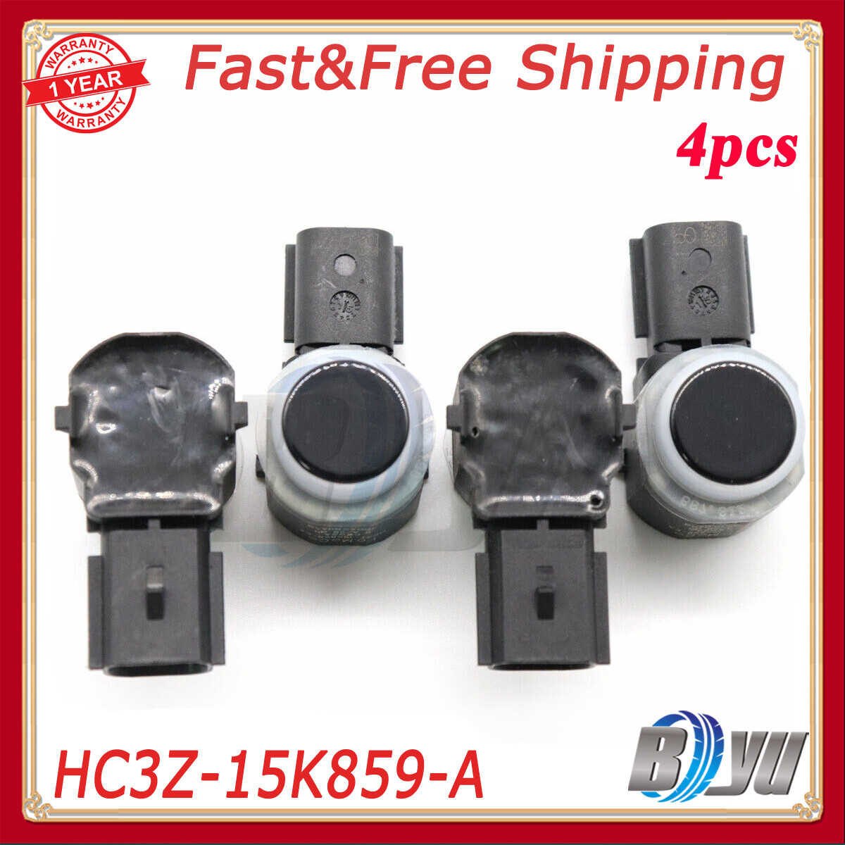 Rear PDC Car Reverse Backup Bumper Parking Aid Sensor for Ford ...