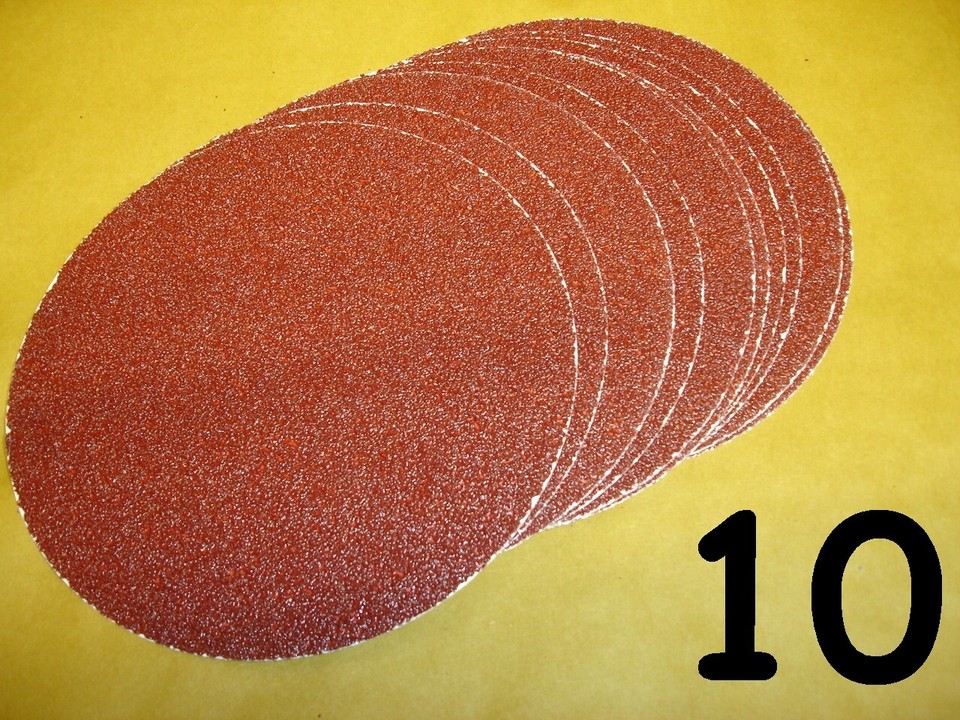150mm Self Adhesive Sanding Disc Glue 40 60 80 120 180 240 320 400 800 ...