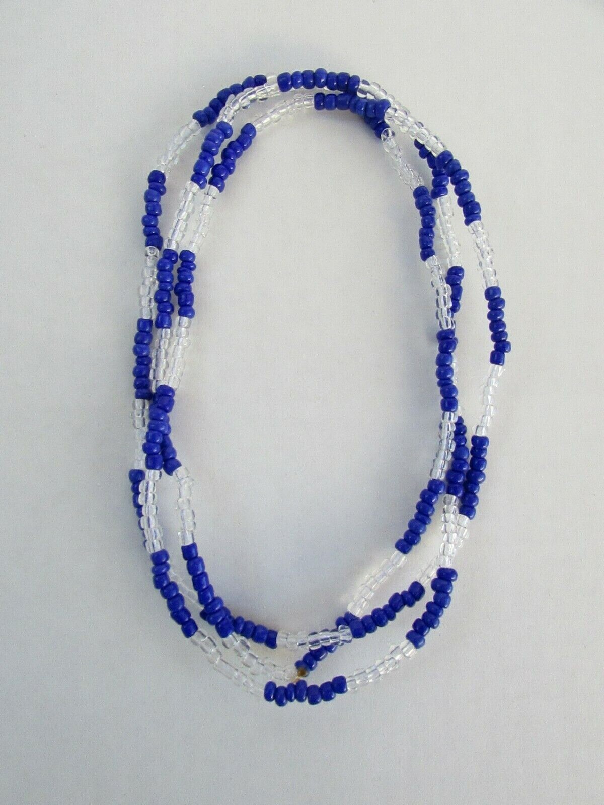 Yemaya Eleke Collar de Santeria Yoruba Religion Orisha Necklace 42" | eBay