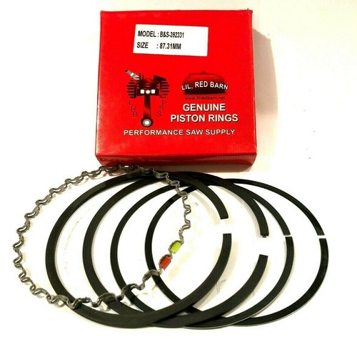1 SET PISTON RINGS FITS BRIGGS AND STRATTON 16HP & 18HP TWIN OPPOSED ...