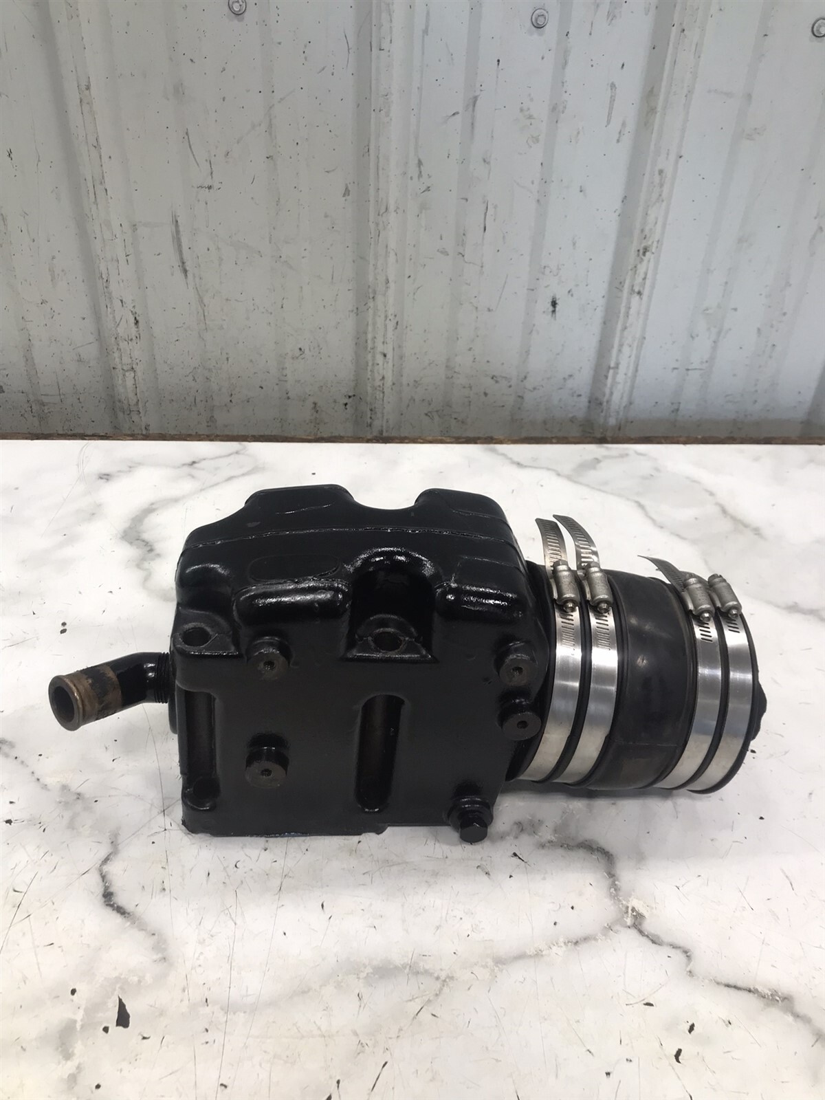 89 Mercury Marine MerCruiser 4.3 L 262 175 GM V6 Engine exhaust ...