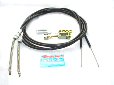 HOT ROD HAND BRAKE CABLE KIT WITH HARDWARE - UNIVERSAL | eBay