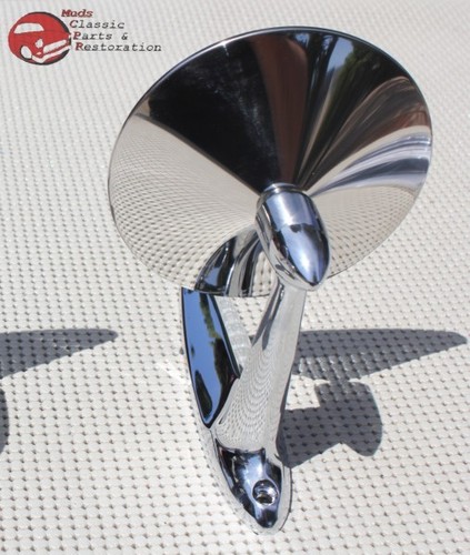55-57 Tri Five Chevy Outside Rear View Mirror & GM Custom Fender Door ...