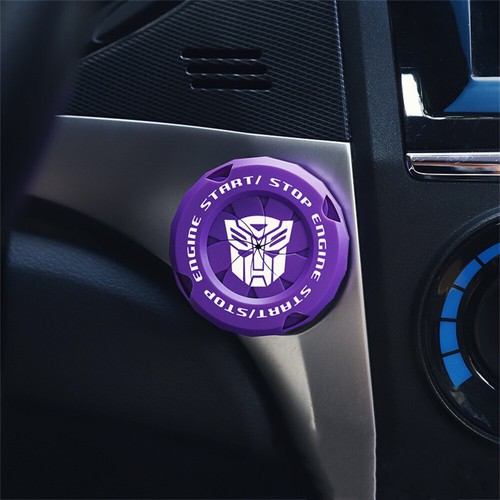 Purple White Transformer Autobot Car Engine Ignition Start Stop Button ...