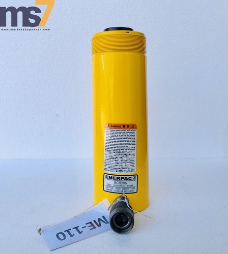ENERPAC RCH 206 HYDRAULIC HOLLOW CYLINDER 20 TONS CAPACITY 6" STROKE #2 ...