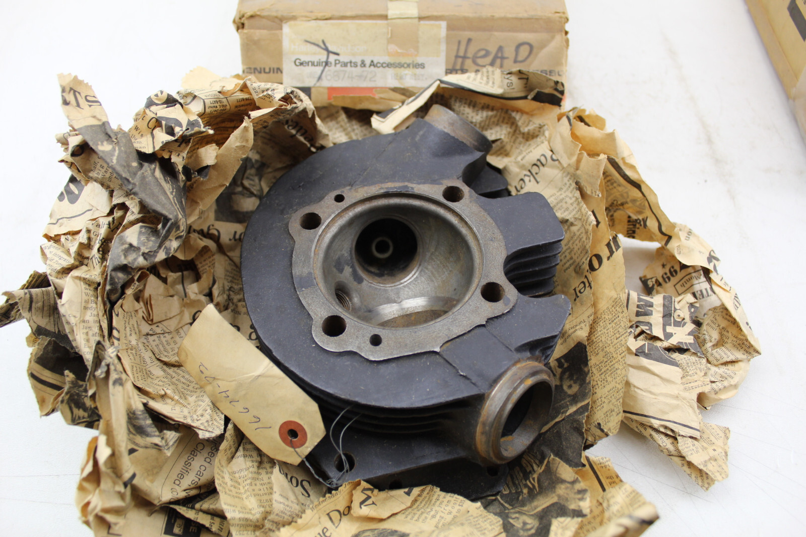 Harley 1972-1973 XL Ironhead Sportster Head Set, NIB NOS, 16673-72, 16674-72 WOW | eBay