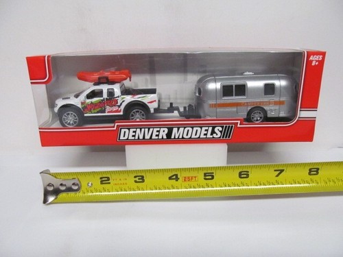 Denver Models - Metal/Plastic Pickup Truck and Camper Trailer | eBay