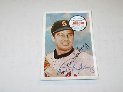 Jim Lonborg Autograph Baseball Card 4 | eBay