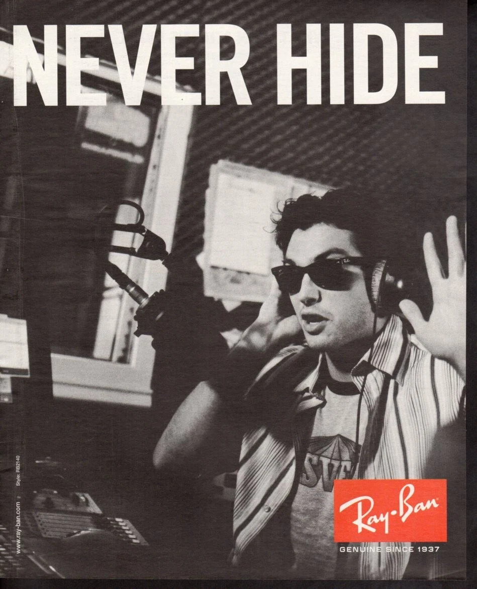 Ray Ban Never Hide Vintage Ad