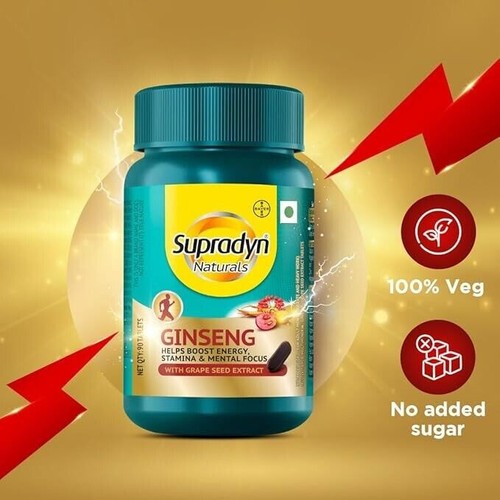 Supradyn Naturals Ginseng Multivitamin for Men Ginseng & Grapeseed ...
