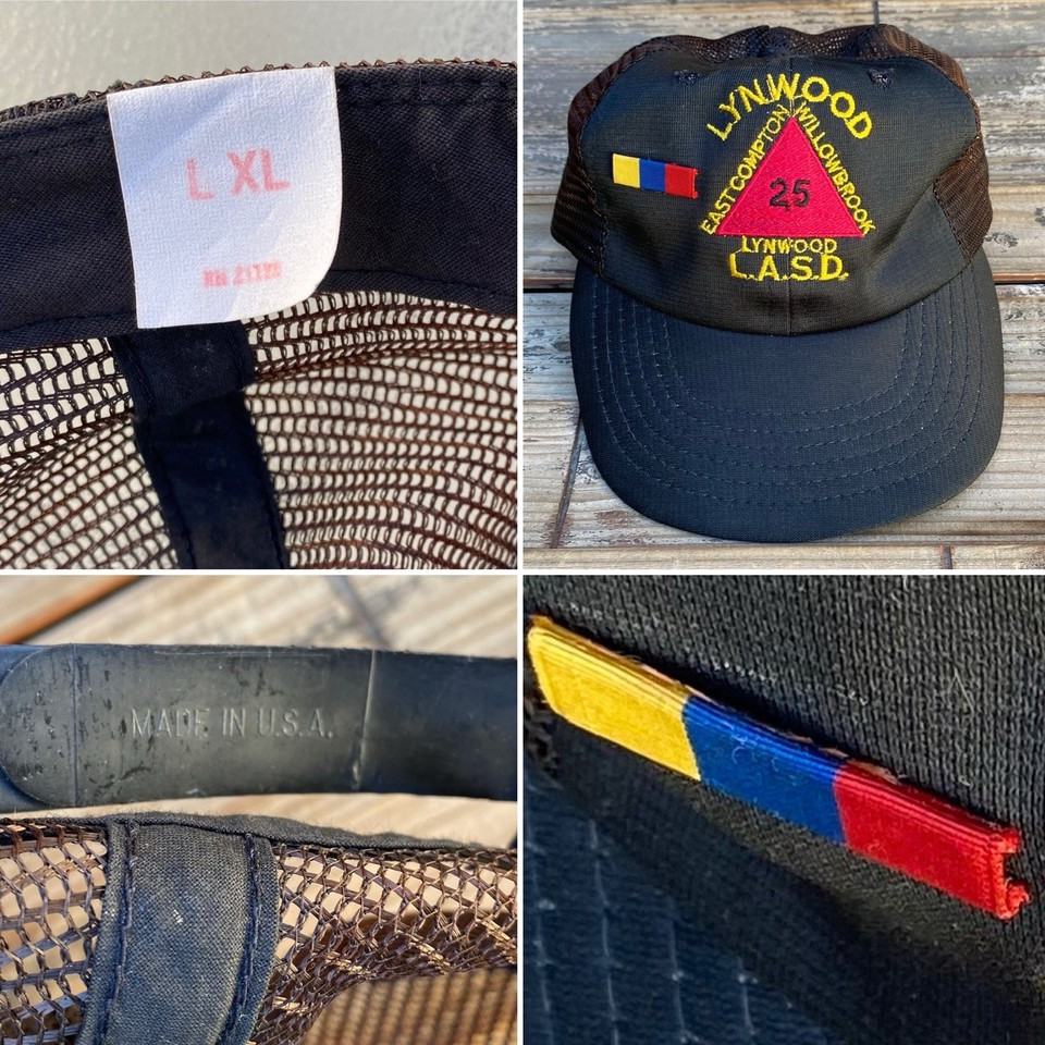 Vintage LASD Lynwood Eaat Compton Willowbrook 25 Snaoback Hat USA Made ...