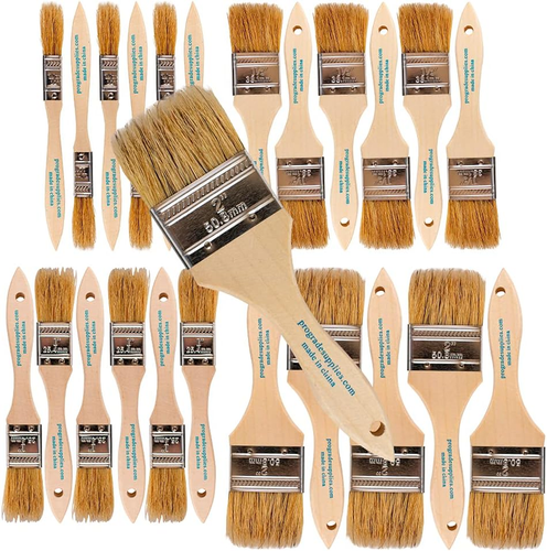 Chip Paint Brushes - 24-Pack Chip Brushes in Assorted Sizes for Paints ...