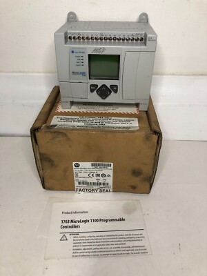 NEW Allen Bradley 1763-L16BWA B MicroLogix 1100 16-Point Controller ...