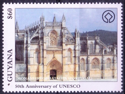 Guyana 1997 MNH, Batalha Monastery Portugal, UNESCO, Architecture | eBay