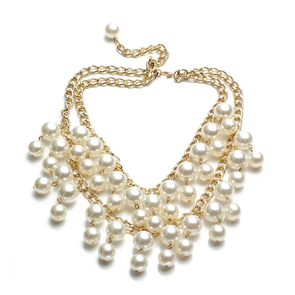 Stylish Unique Pretty Necklace Decor Pearl Necklace Pearl Strands ...