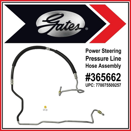 Gates Power Steering Pressure Line Hose Assembly New 365662 | eBay